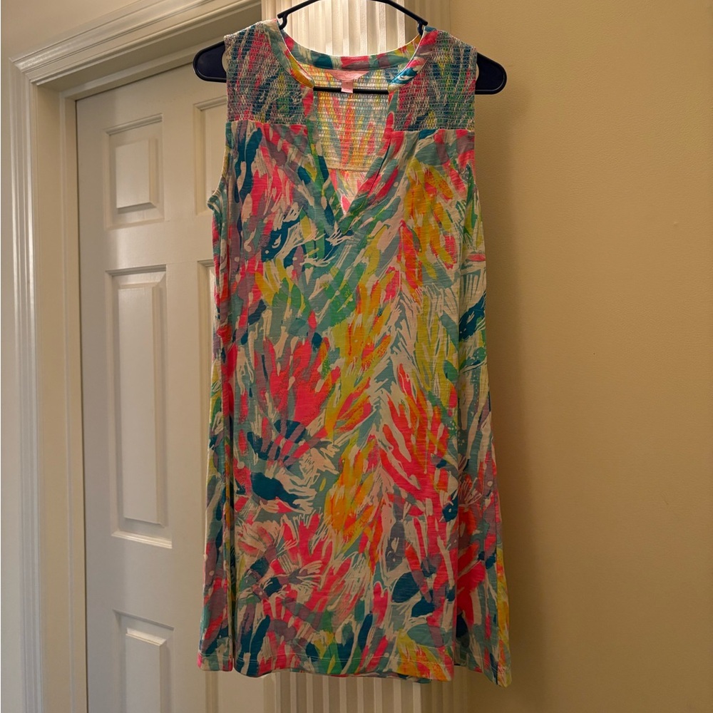 Lilly Pulitzer Sample Dress Sparkling Sands Print Siz… - Gem